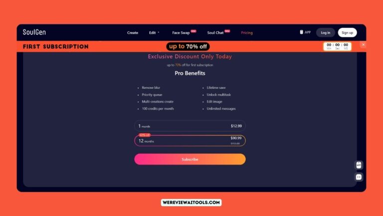SoulGen AI Review: An AI Art Generator for Everyone - wereviewaitools