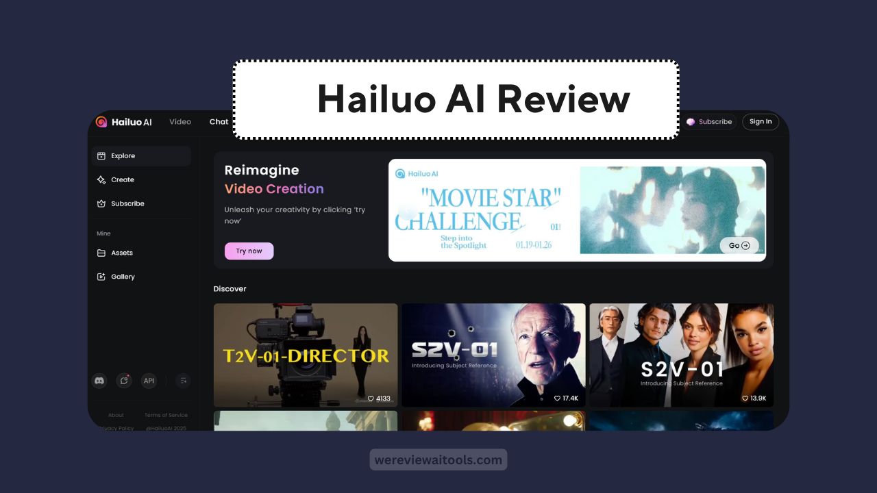 Hailuo AI Review: Video Generation, Features, How to Use Hailuo AI - wereviewaitools