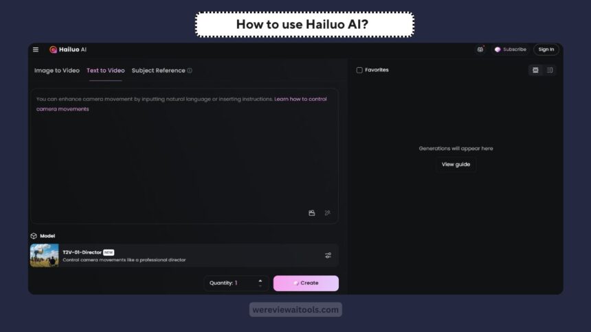 Hailuo AI Review: Video Generation, Features, How to Use Hailuo AI - wereviewaitools