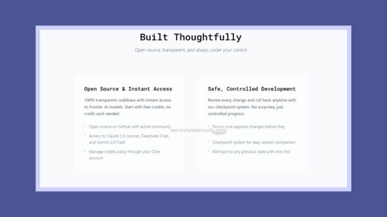 Cline AI Review: Coding Assistant for Easy Development - wereviewaitools