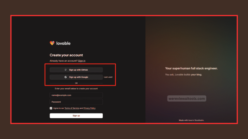 How To Use Lovable AI - wereviewaitools
