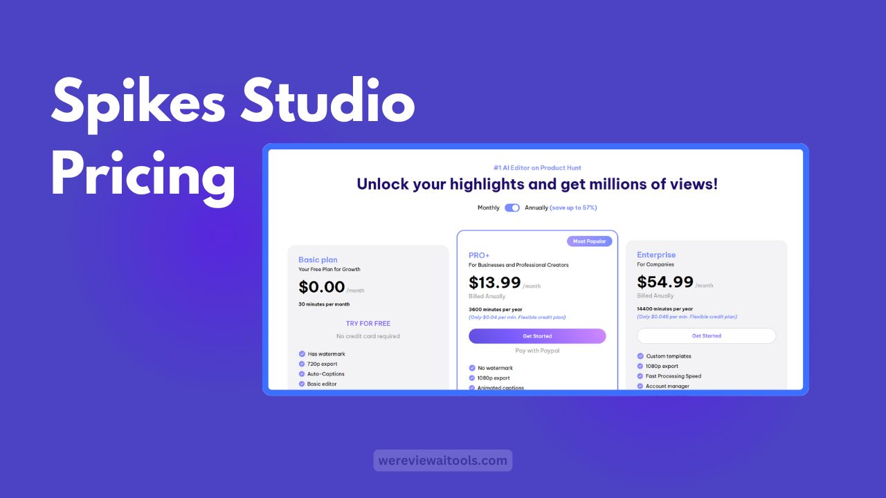 Spikes Studio Review : Features, pricing, Alternative & Is it Worth it? - wereviewaitools