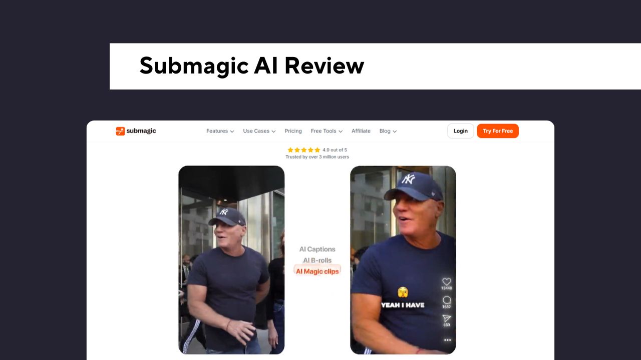Submagic AI Review: Features, Pricing, How To Use & Alternative - wereviewaitools