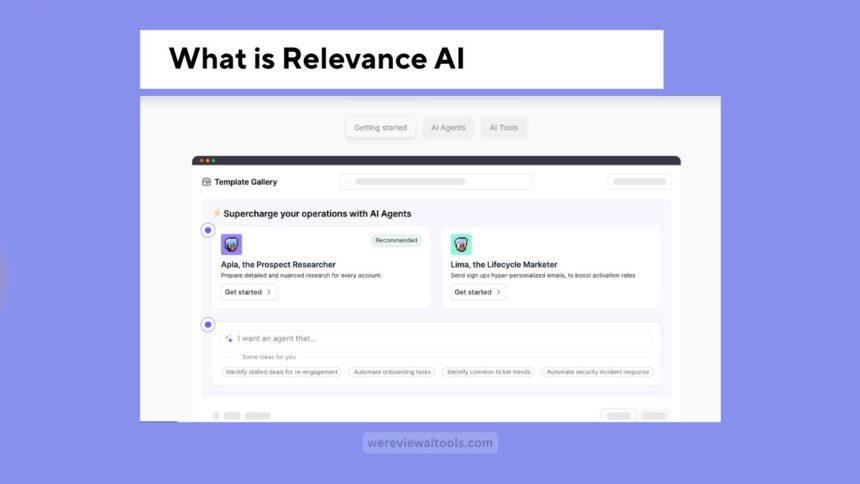 Relevance AI Review: Features, Pricing & Build AI Agent In Seconds ...